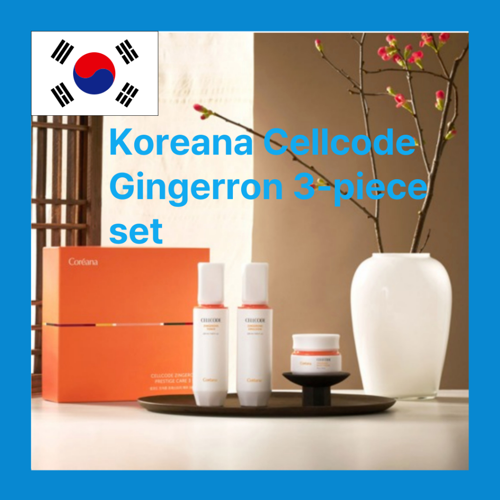 Bộ 3 món Koreana Cellcode Gingerron / Dưỡng ẩm, chống lão hóa | Shopee Việt Nam