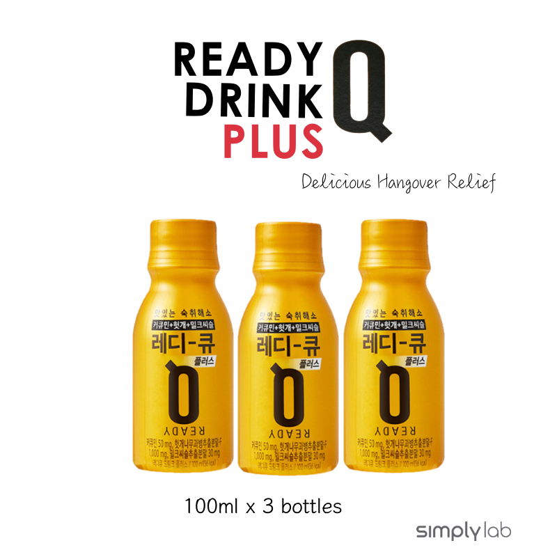 [Ready Q Drink Plus]Nước giải rượu mát/gan condition 100ml Hàn Quốc - 3 ...