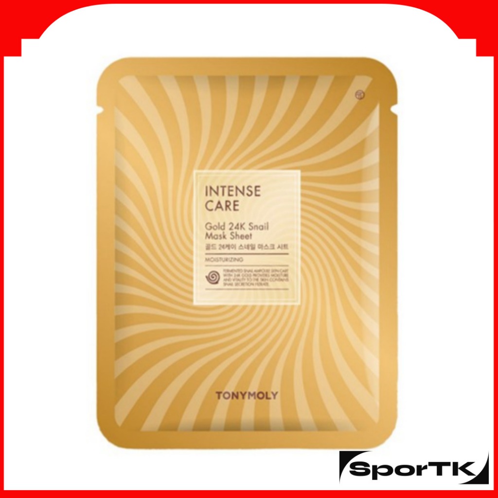 Tấm mặt nạ ốc sên TONYMOLY Intense Care Gold 24K 20g 1ea | Shopee Việt Nam