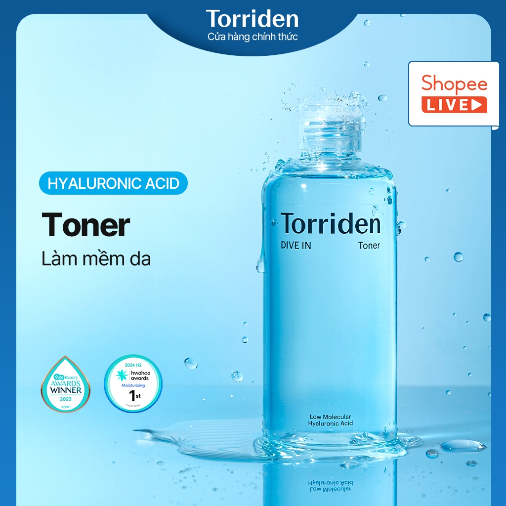 [ Torriden Live ] Toner DIVE IN chứa Hyaluronic Acid, 300ml, Toner ...