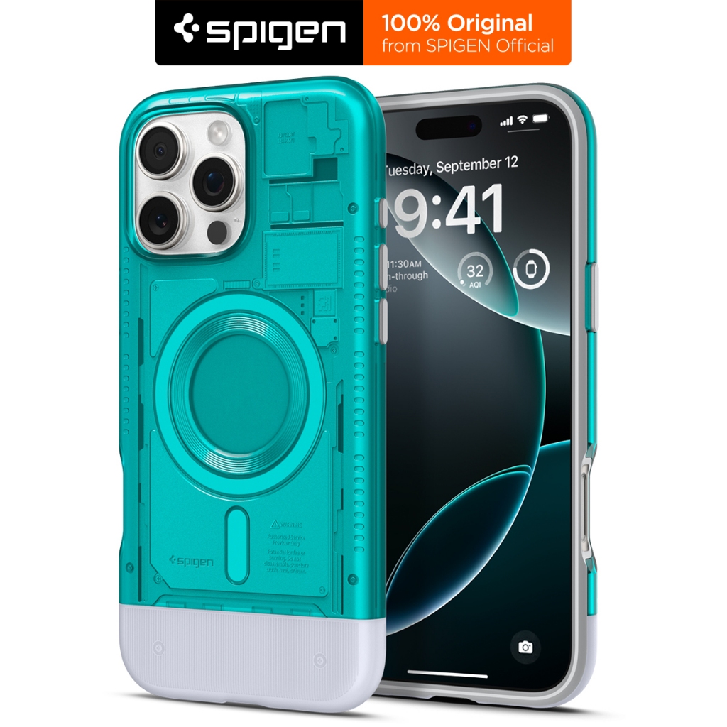 Spigen Ốp Lưng Classic C1 MagFit Cho iPhone 16 Pro Max 16 Pro 15 Pro Max 15 Pro, Thiết Kế Retro ...