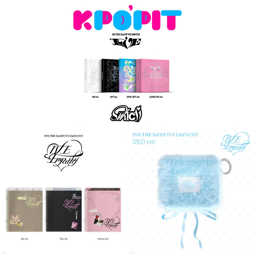 IVE Unopened Album Collection (IVE EMPATHY/IVE Switch) | Shopee Việt Nam