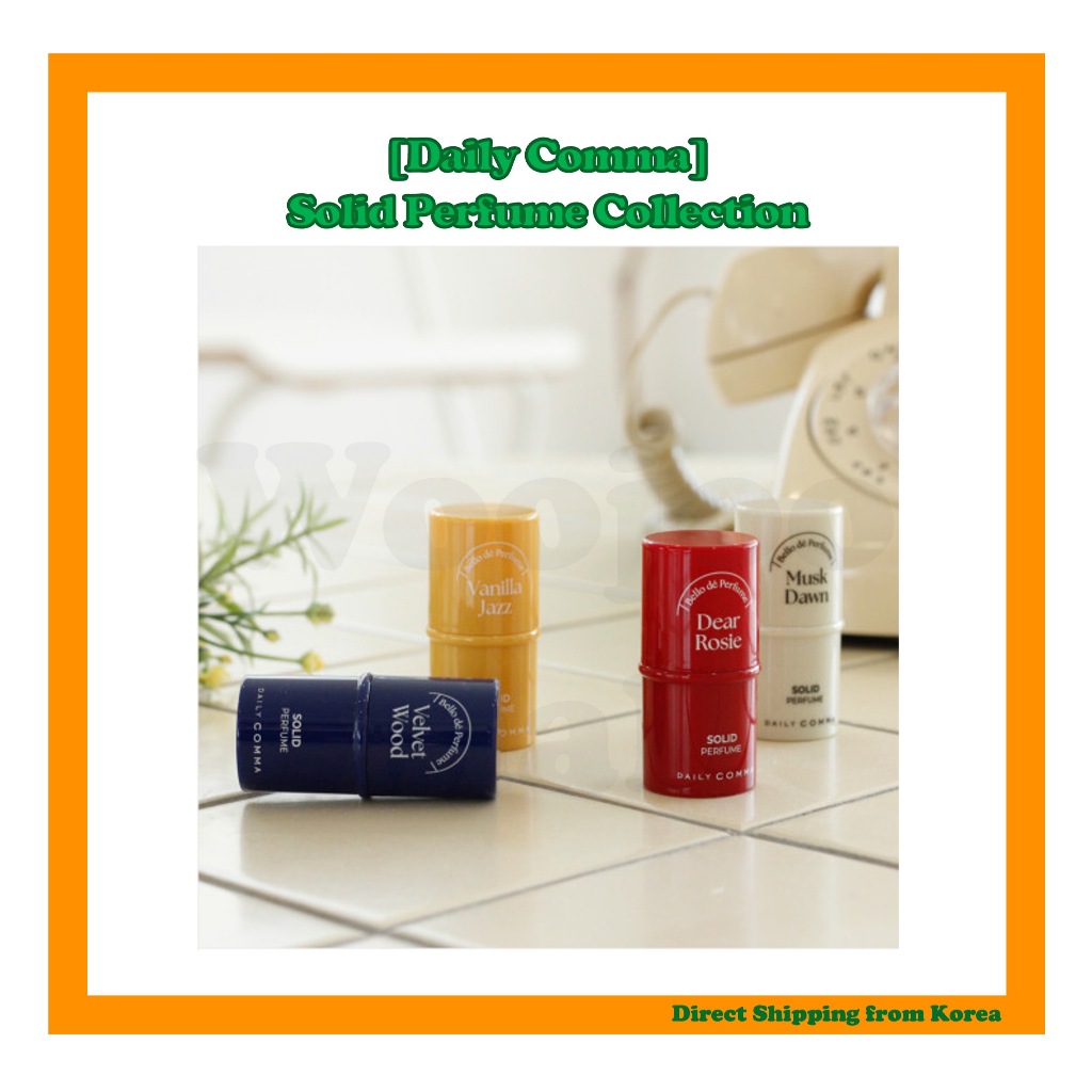 [DAILY COMMA] Bộ sưu tập nước hoa rắn 4,7g / Nước hoa Hàn Quốc | Shopee ...