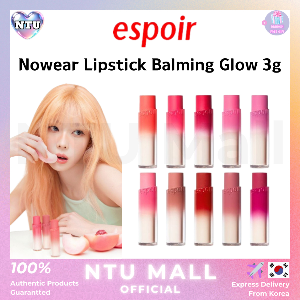 [Espoir] Winter Pick NEW Nowear Lipstick Balming Glow 3g - 12 Màu | Shopee Việt Nam