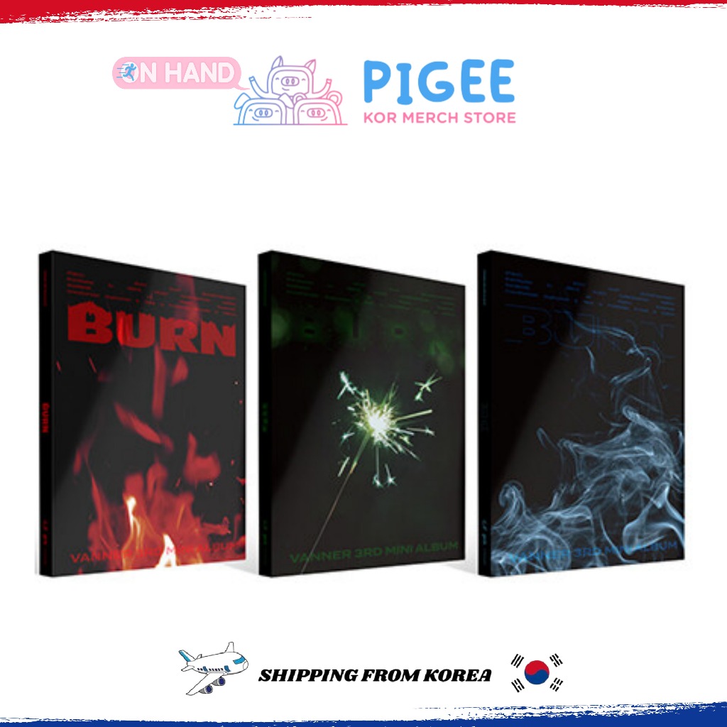 VANNER - [ BURN ] 3RD MINI ALBUM | Shopee Việt Nam