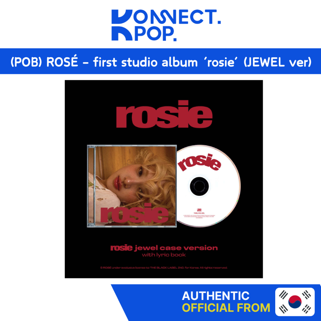 (POB) BLACKPINK ROSE - 1st Studio Album [ rosie ]_Jewel | Shopee Việt Nam