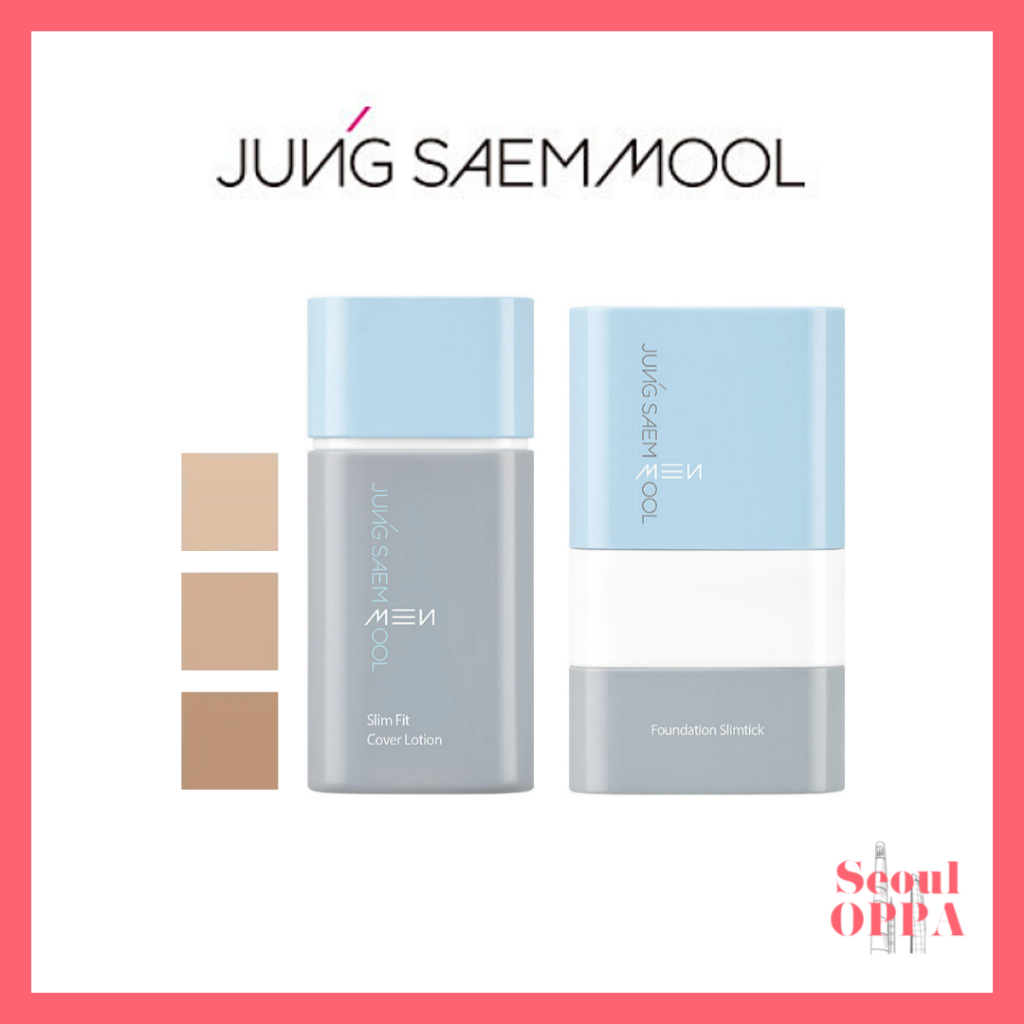 [Jung Saem Mool] Cho Nam MEN Slim Fit Cover Lotion, Foundation Slimtick ...