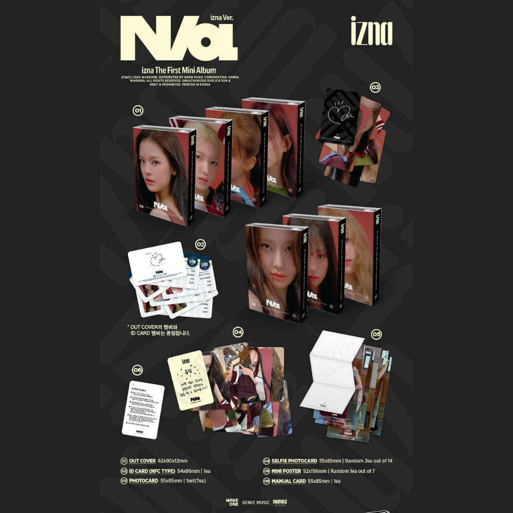 Izna Album Mini đầu tiên N / a (izna Ver.) | Shopee Việt Nam