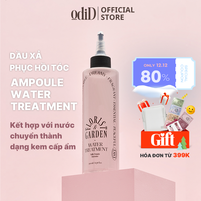[ODID] Dầu xả phục hồi tóc chứa sữa Protein ODID Milk Protein Intensive Water Treatment 200ml ...