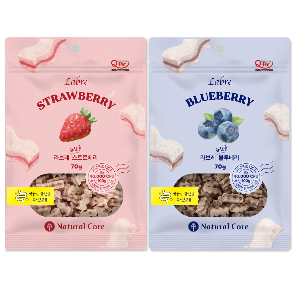 [Bundle of 3] [Natural Core] Labre for Dogs 70g / Chứa vi khuẩn axit ...