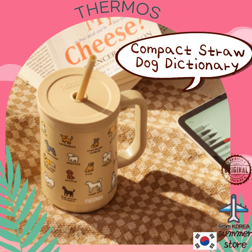 [RESTOCK thứ 4!] [Thermos x Zero Per Zero] Cốc & Tumbler từ điển chó rơm nhỏ gọn 600ml | Shopee ...