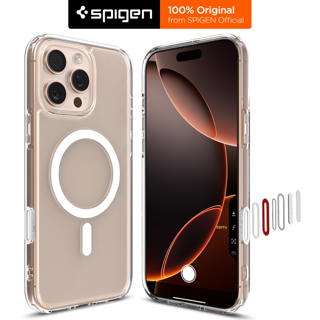 Spigen Military Grade Drop Protection / Touch-Sensitive Ultra Hybrid T (Magfit + Camera Control ...