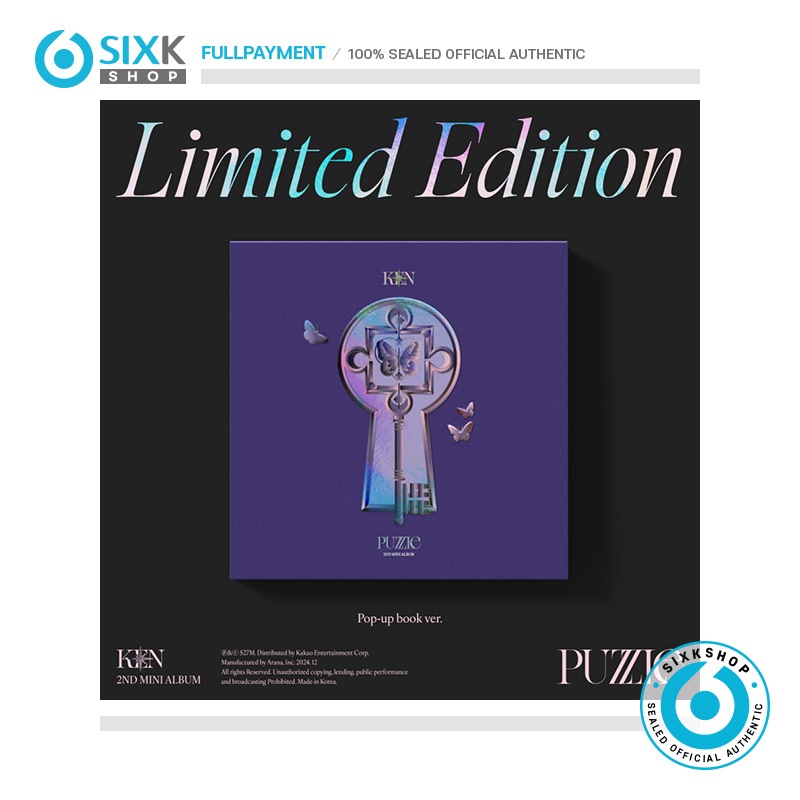 (LIMITED EDITION) VIXX KEN 2nd Mini Album [PUZZLE] | Shopee Việt Nam