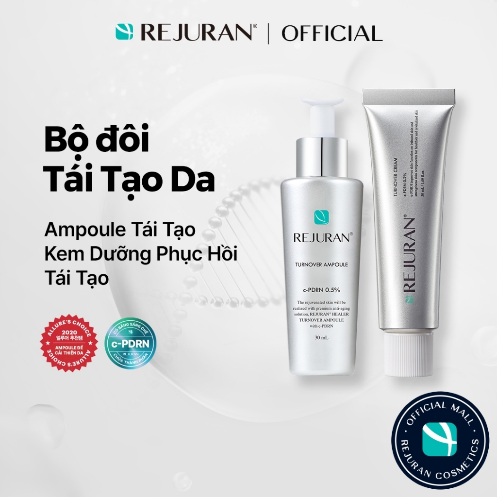 [REJURAN] Combo Trẻ Hóa Rejuvenation Duo ( Turnover Ampoule +Turnover ...