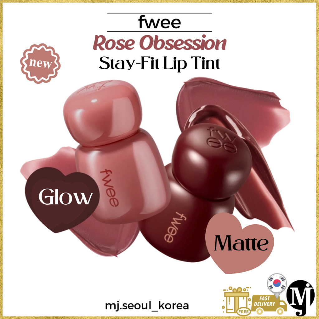 Fwee Rose Obsession Stay-Fit Lip Tint Matte Glow | Shopee Việt Nam