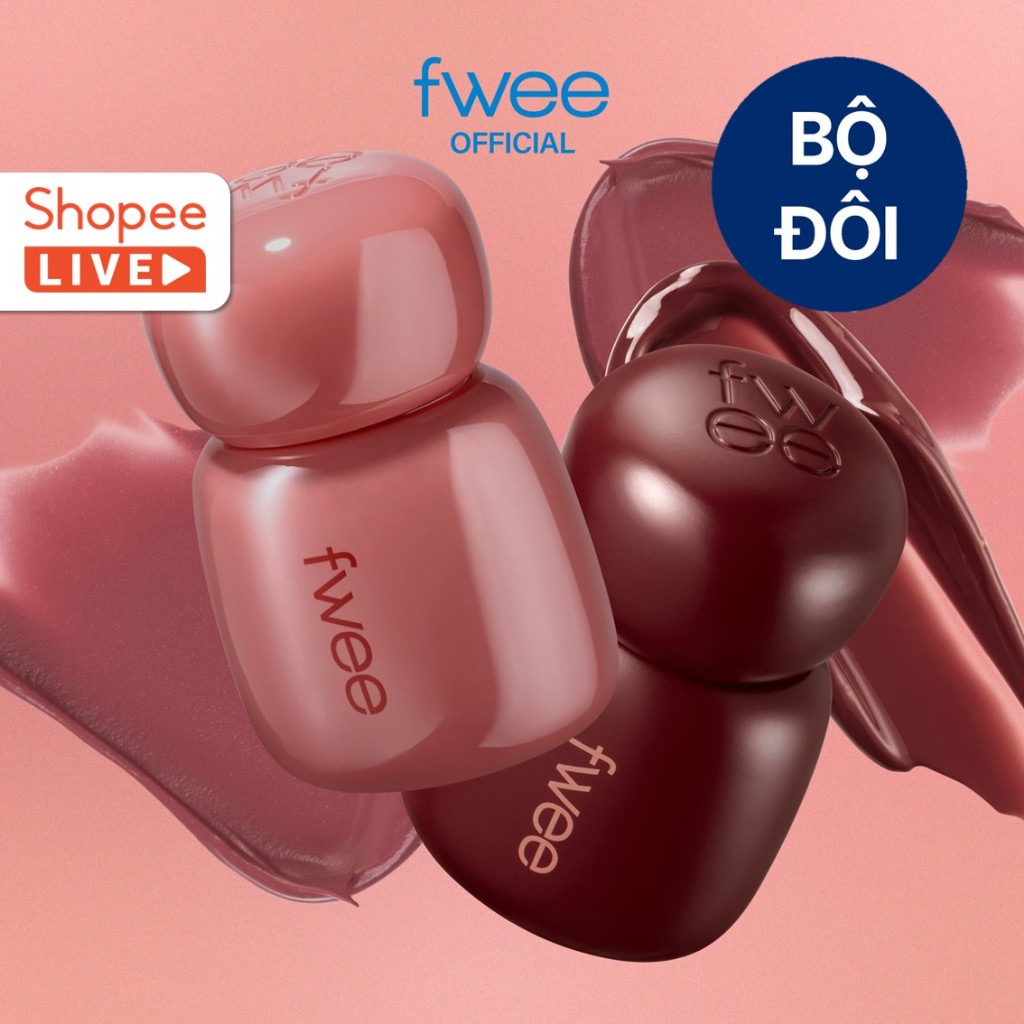 [fwee X Shopee Live] Rose Obsession Stay-fit Lip Tint 2ea | Shopee Việt Nam