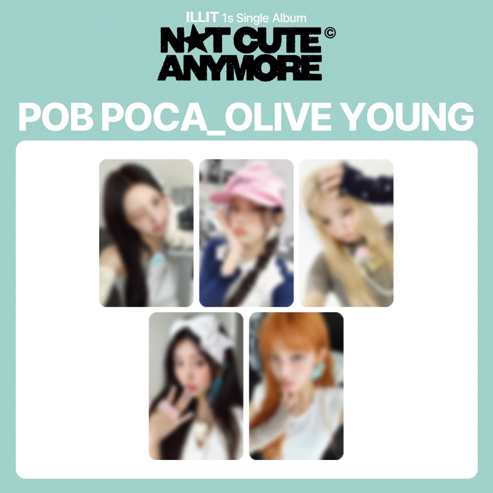 [SET] ILLIT 1st Single Album [ NOT CUTE ANYMORE ] OLIVE YOUNG POB ...