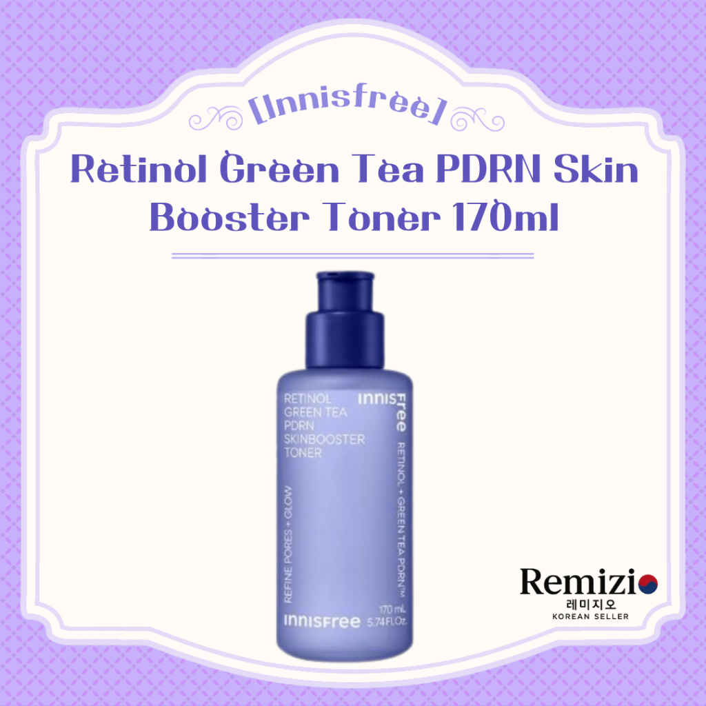 [Innisfree] Retinol Green Tea PDRN Skin Booster Toner 170ml | Shopee ...