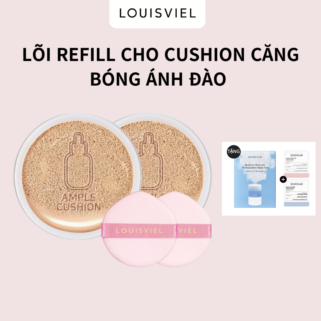 [Louisviel] Lõi Refill cushion căng bóng ánh đào (12g / spf 5 + pa ...