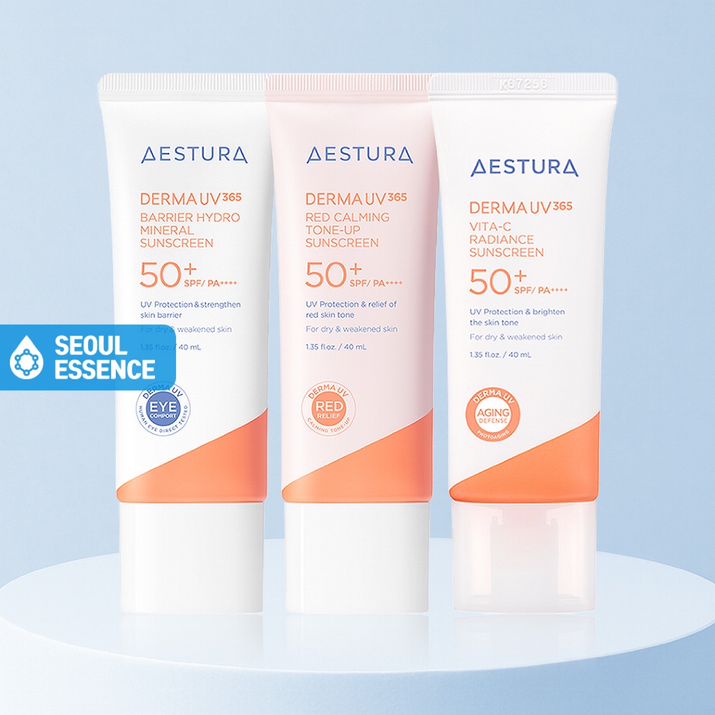Kem chống nắng AESTURA Derma UV 365 Vita-C Radiance / Barrier Hydro ...