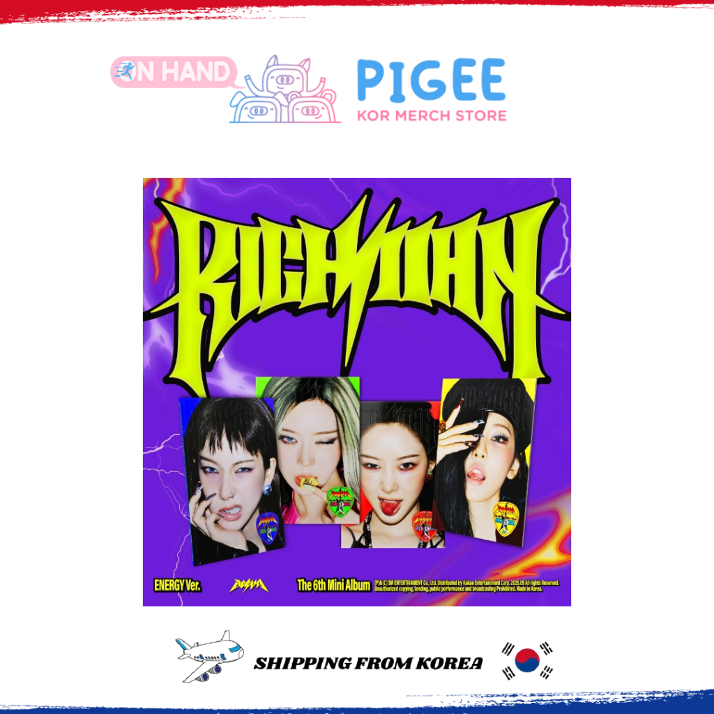 AESPA - [ RICH MAN ] 6TH MINI ALBUM (ENERGY Ver.) | Shopee Việt Nam
