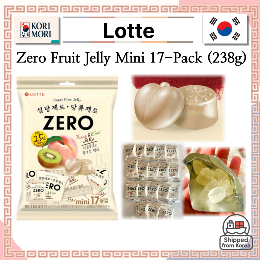 [Lotte] Zero Fruit Jelly Mini 17-Pack (238g) – Không Tội Lỗi Kẹo Hàn Quốc / Đồ Ăn Nhẹ Hàn Quốc ...