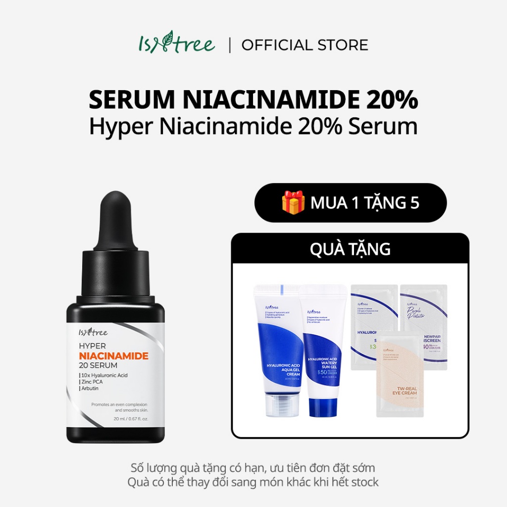 ISNTREE Serum Hyper Niacinamide 20% 20ml | Shopee Việt Nam