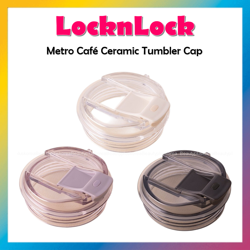 [LocknLock] Nắp cốc gốm Metro Café LHC4357CAP (Ngà / Oải hương / Đen ...