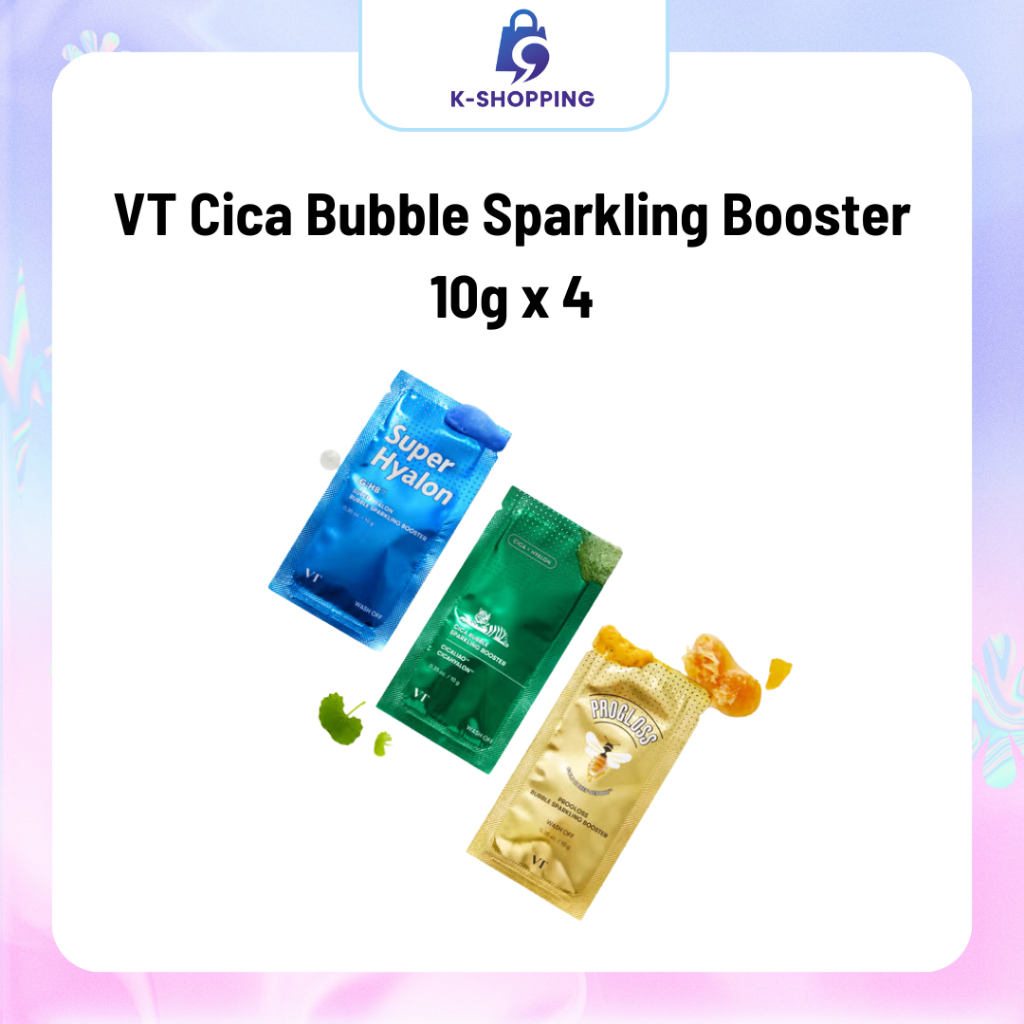 AUTHENTIC] VT Bubble Sparkling Booster 10g x 4 – Super Hyalon ...