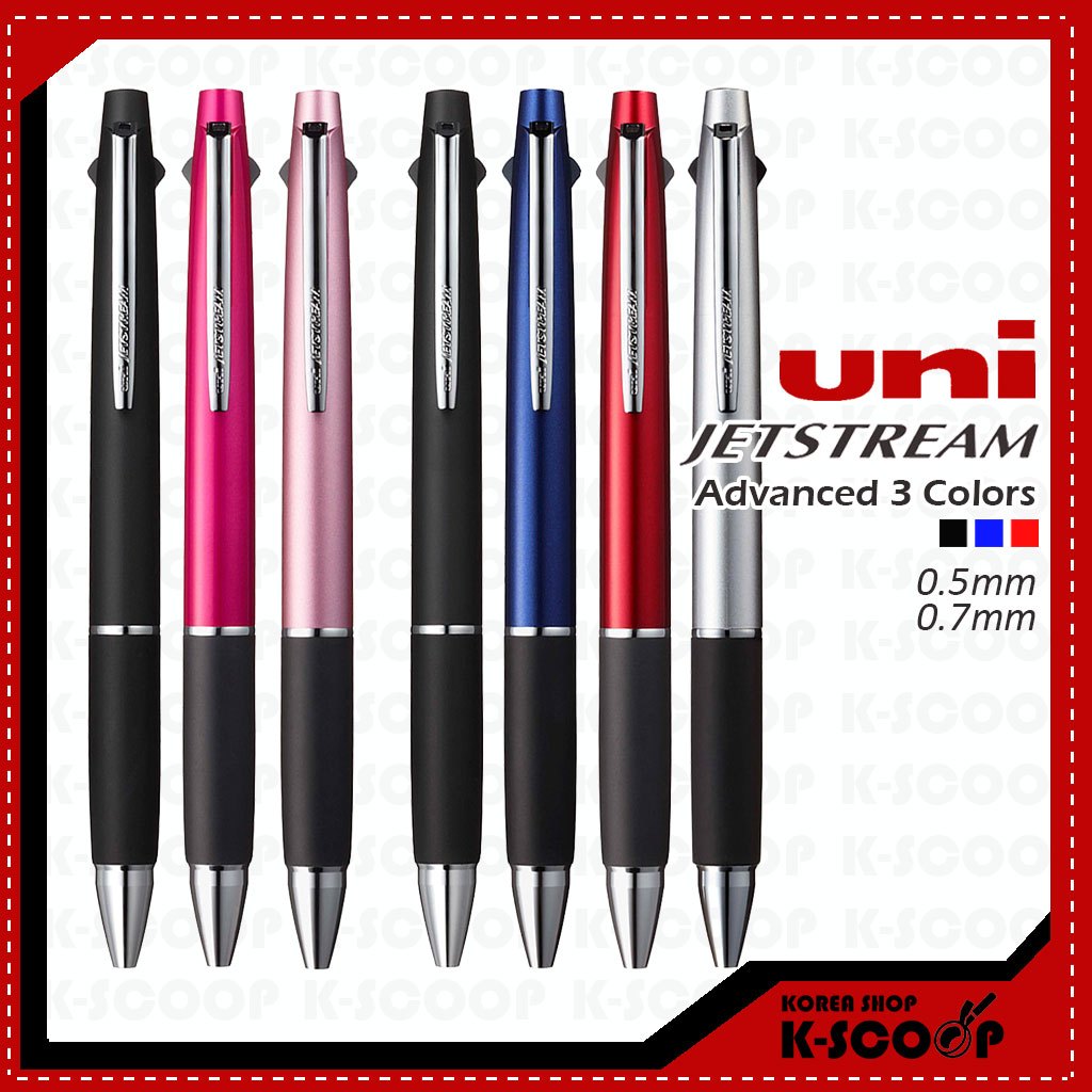 Bút bi đa năng Uni Jetstream Advanced 3in1 0,5mm SXE3-800-05 / 0,7mm SXE3-800-07 | Shopee Việt Nam