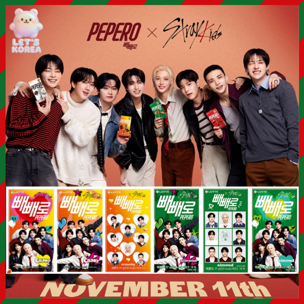 [HÀN QUỐC] Lotte Pepero x SKZ Stray Kids Phiên bản giới hạn – Vị hạnh ...