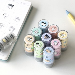 ICONIC Doodle Pre-Inked Tem Nhật Ký Trang Trí Srapbooking planner K-Pop ...