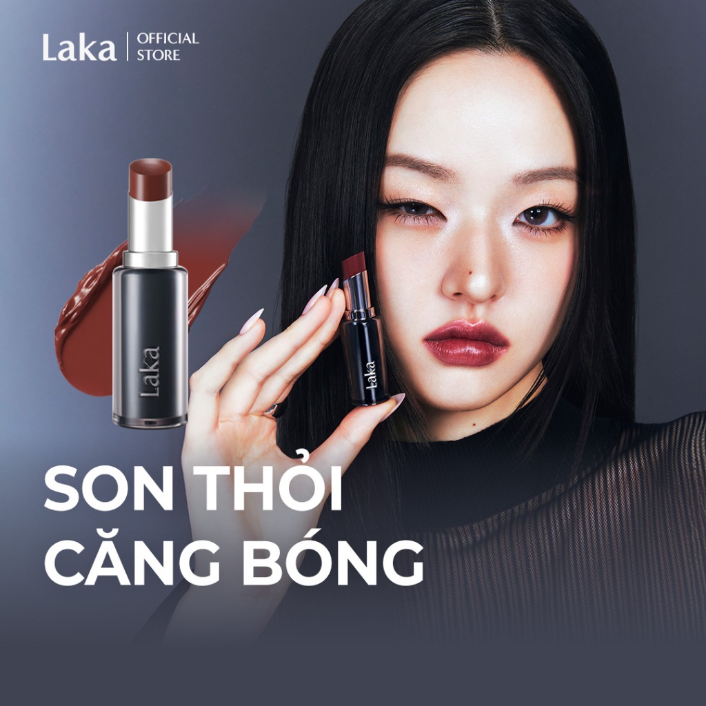 [Laka Official] Son Thỏi Bóng Đậm Vivid - Laka Devil Lip | Shopee Việt Nam