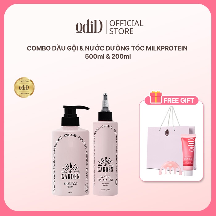 [odiD] Combo Dầu Gội + Dầu Xả Tóc Hương Nước Hoa Milkprotein Intensive ...