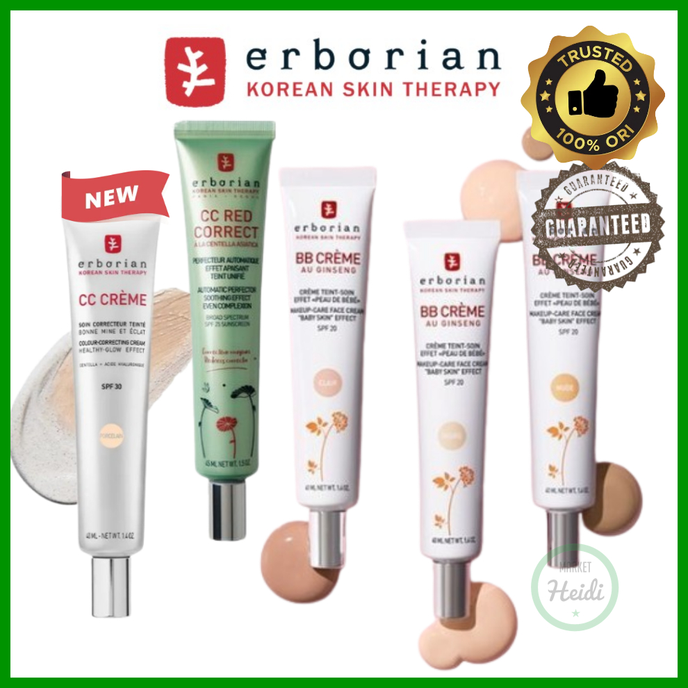 Hàn Quốc 🇰🇷 Kem Erborian CC Red Correct 45ml / Kem Erborian BB 40ml ...