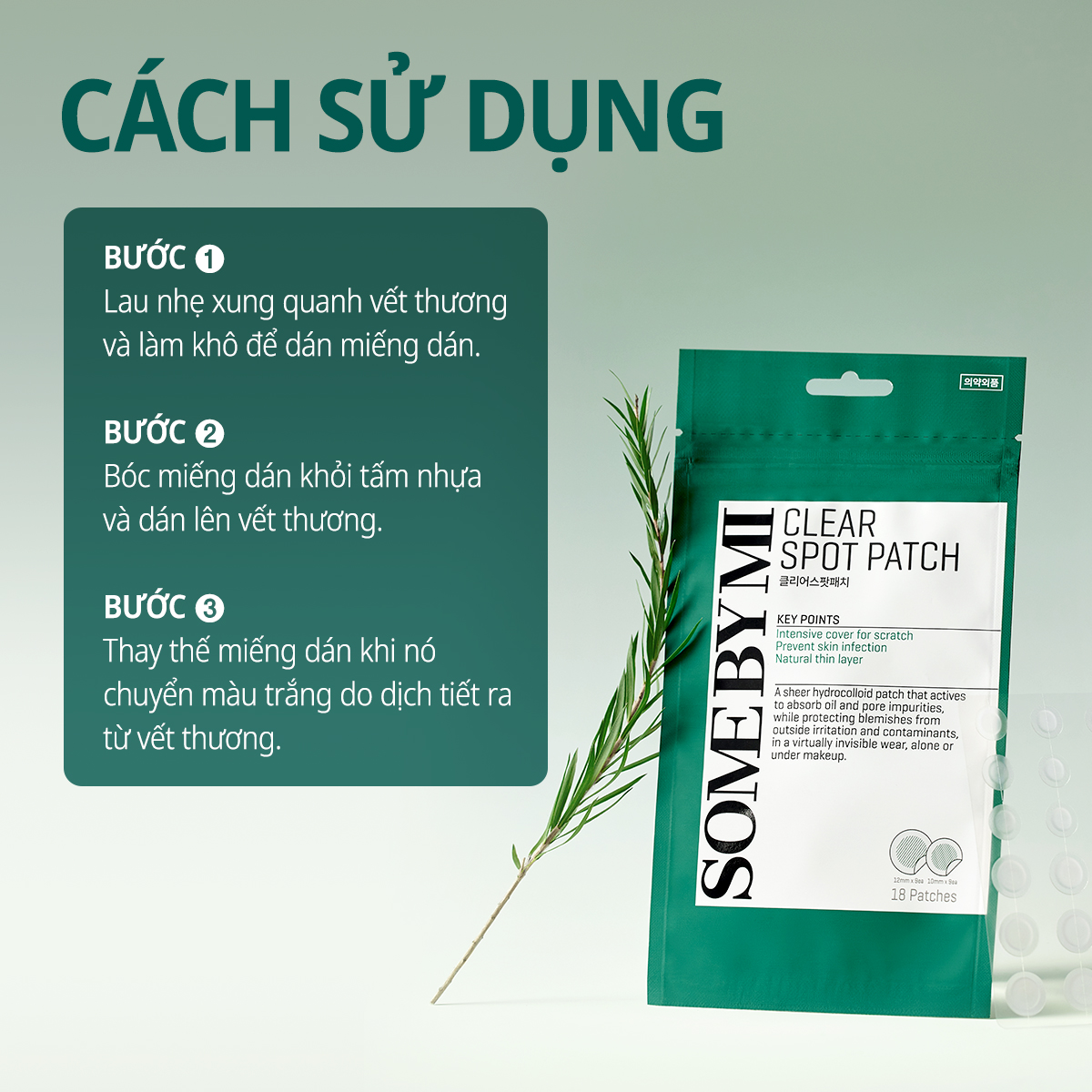 [SOME BY MI] Miếng Dán Mụn Some By Mi Clear Spot Patch , Gói 18 Miếng ...