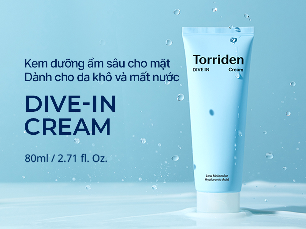 [Torriden Chính hãng] [MINI] Kem dưỡng DIVE IN chứa Hyaluronic Acid ...