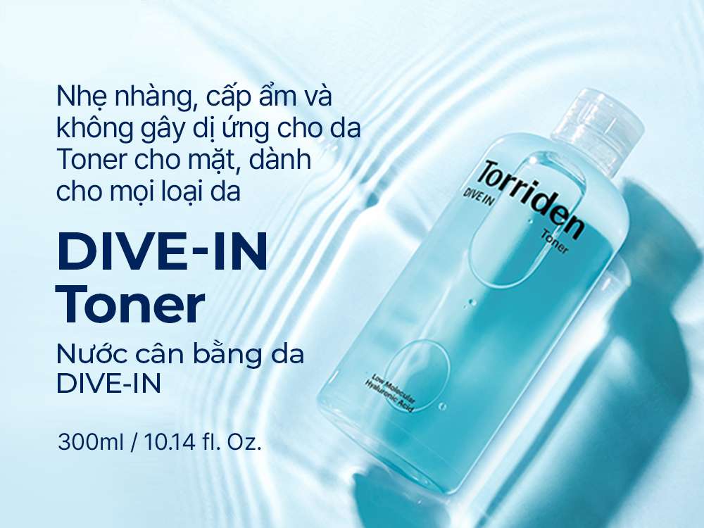 [Torriden Chính hãng] [SET] Toner và Serum DIVE IN, 300ml+50ml | Shopee ...