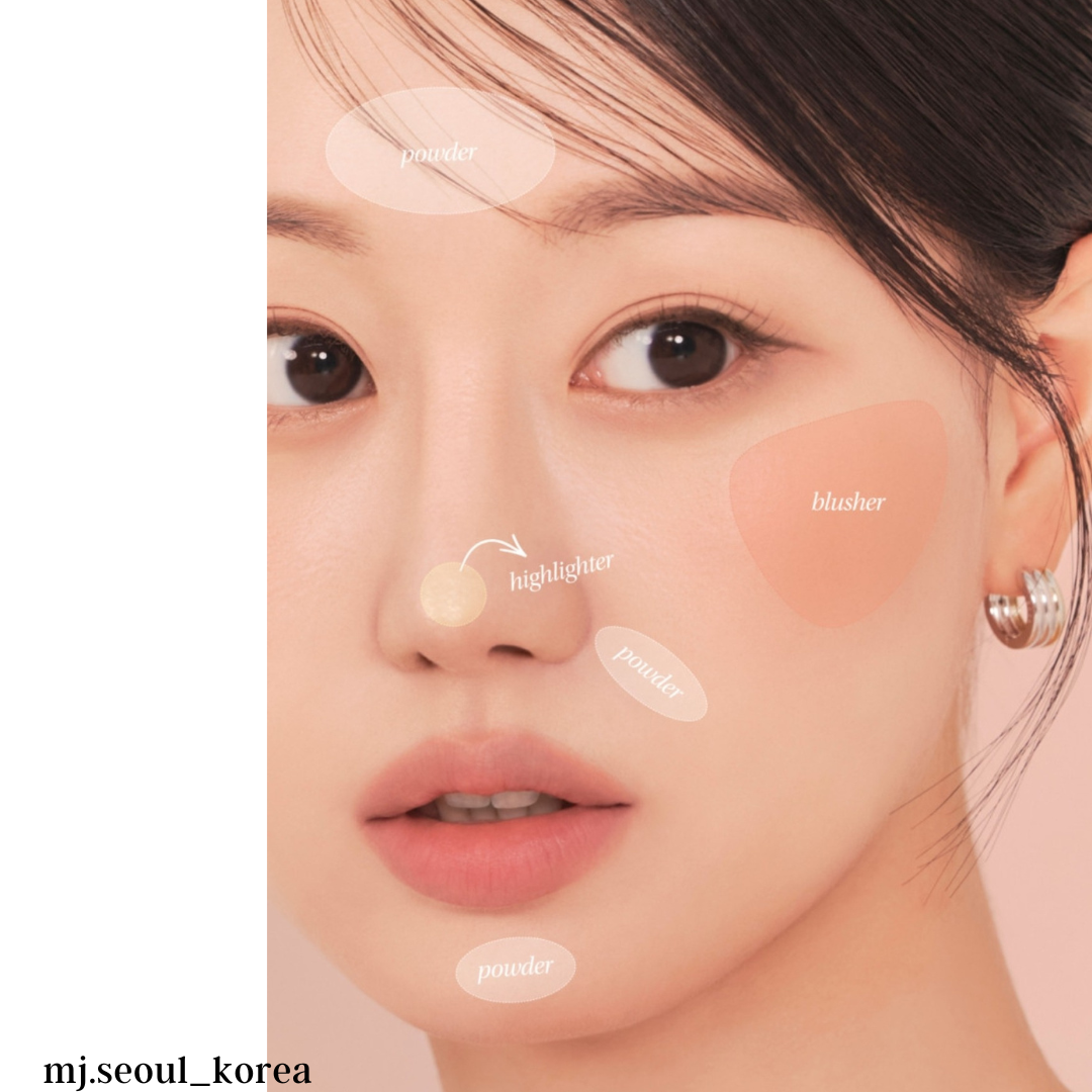 Be aube Highlighter Brush Bàn chải đa năng Cheek Puff | Shopee Việt Nam