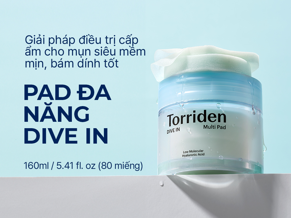 [Torriden Chính hãng] Pad đa năng DIVE IN chứa Hyaluronic Acid, 80 ...