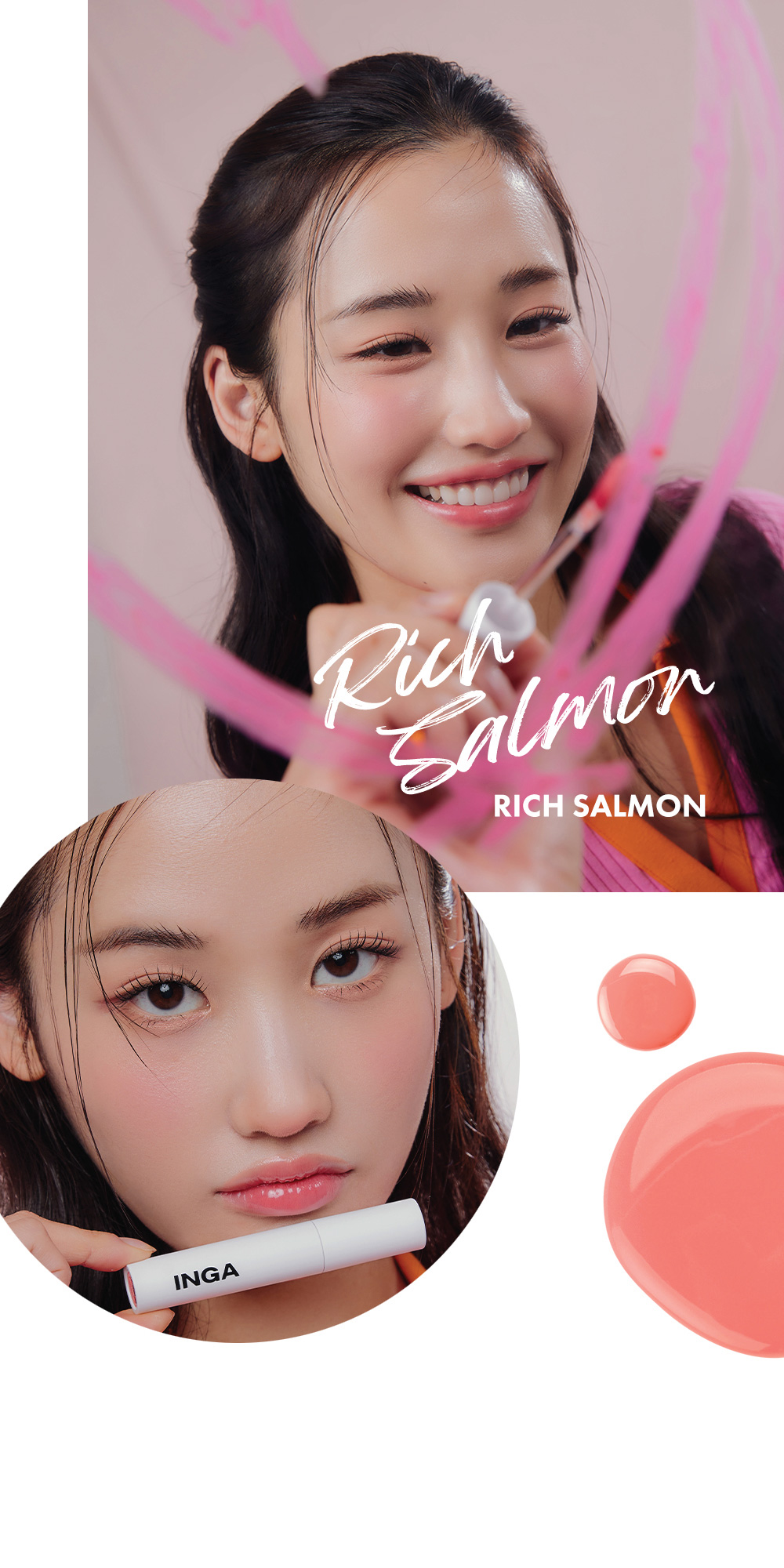 Son nước INGA Water Glow Lip Tint cao cấp (13 màu) | Shopee Việt Nam