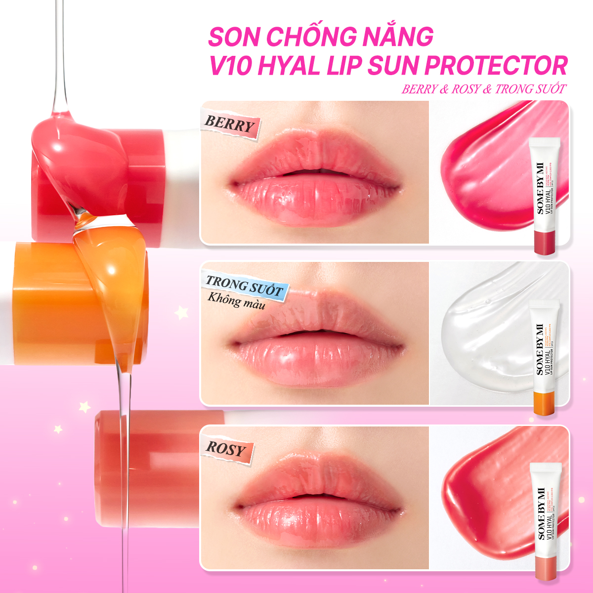 [SOME BY MI] Son chống nắng ngăn UV chứa vitamin V10 HYAL LIP SUN ...