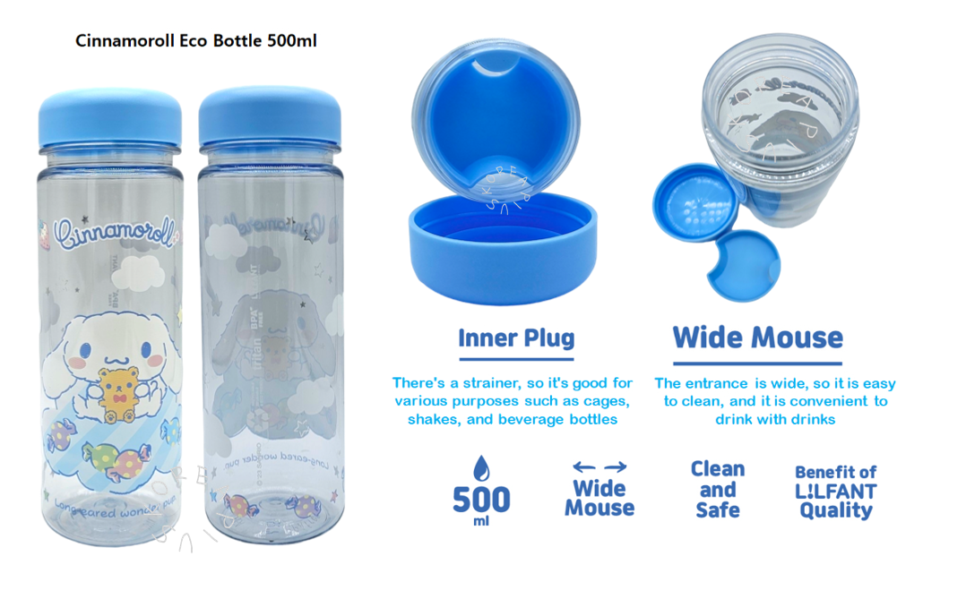 [Lilfant] Bộ hộp cơm trưa Cinnamoroll Bình nước 500ml | Shopee Việt Nam