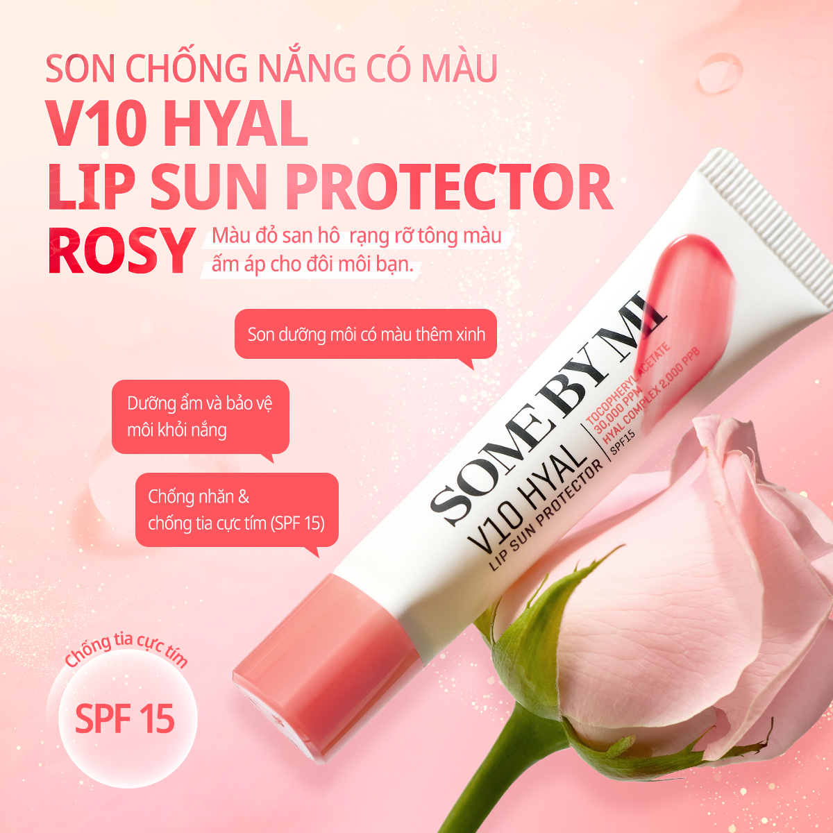 [SOME BY MI] Son chống nắng ngăn UV chứa vitamin V10 HYAL LIP SUN ...