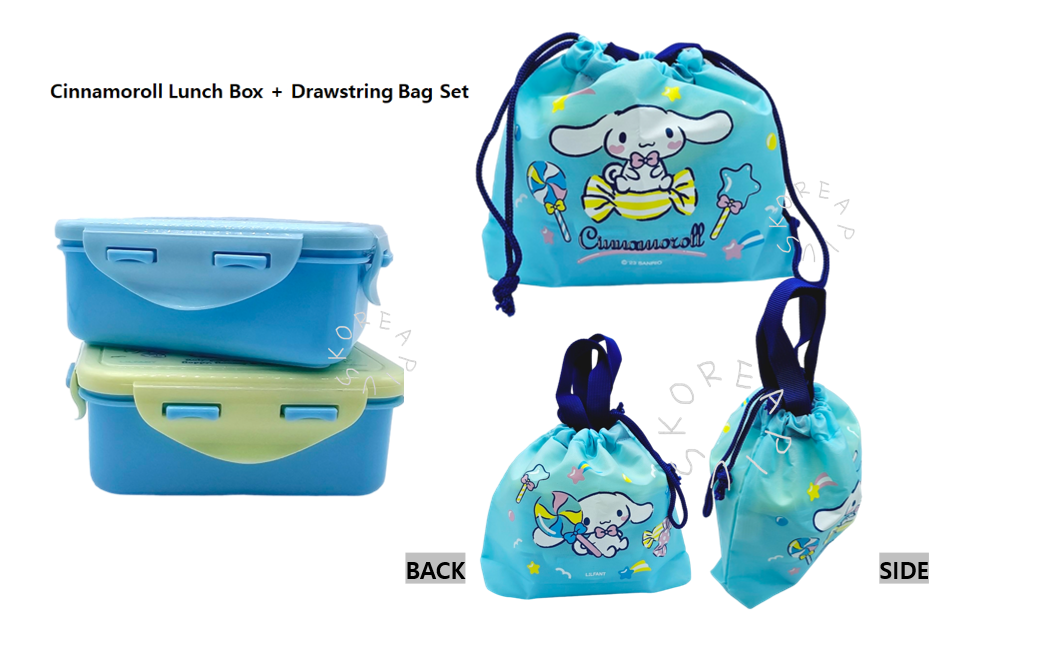 [Lilfant] Bộ hộp cơm trưa Cinnamoroll Bình nước 500ml | Shopee Việt Nam