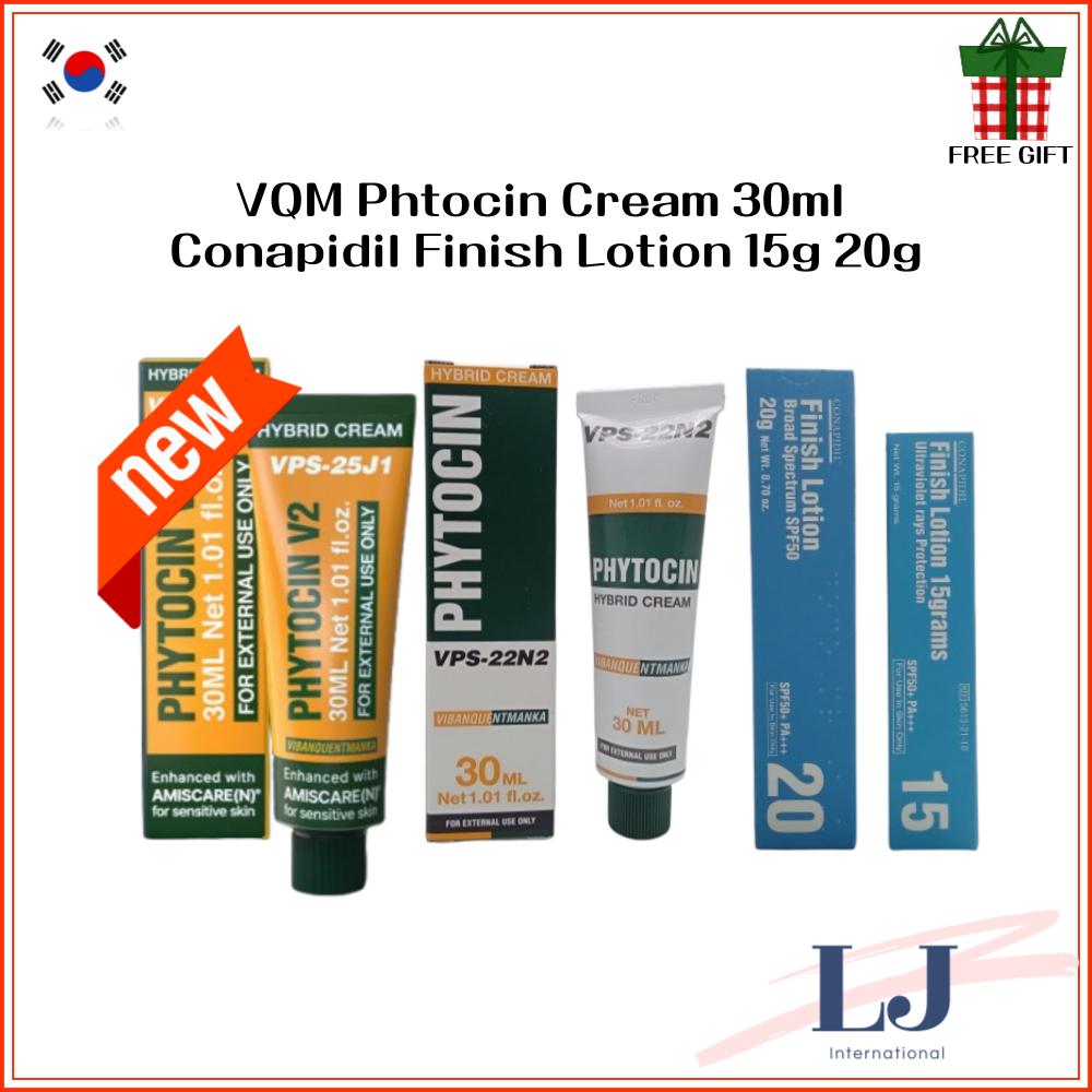 Kem lai VQM Phytocin 30ml + Kem dưỡng da CONAPIDIL FInisih 15g 20g ...