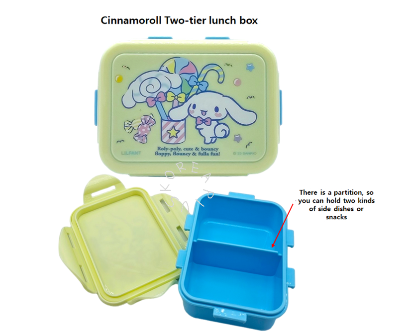 [Lilfant] Bộ hộp cơm trưa Cinnamoroll Bình nước 500ml | Shopee Việt Nam