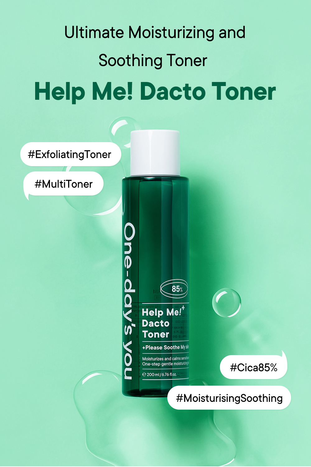 Dacto Toner Rau Má Dịu Da, Giảm Viêm, Cấp Ẩm, Phục Hồi Da 200ml ONE ...