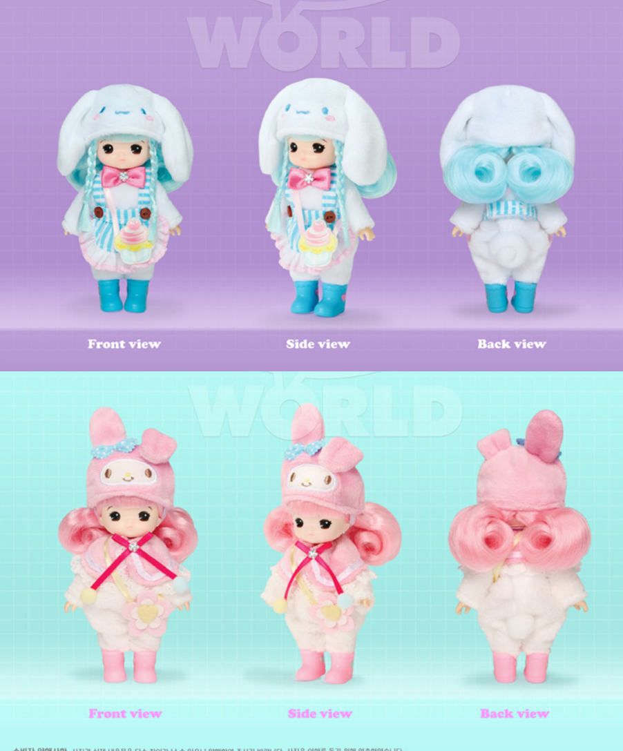 [Little MIMI] Búp bê MIMI X SANRIO (Kuromi / My Melody / Cinnamoroll ...