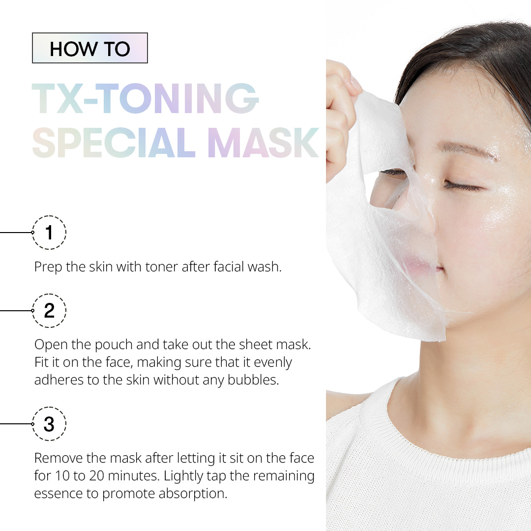 [Vt] Mặt nạ đặc biệt TX-Toning 25g * 1 chiếc Axit Tranexamic, chăm sóc Melanin & Tăng sắc tố, da ...